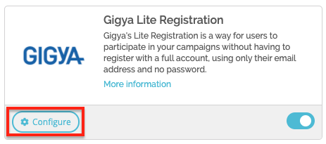 How to use Gigya Lite Registration with Qualifio – Qualifio Help Centre